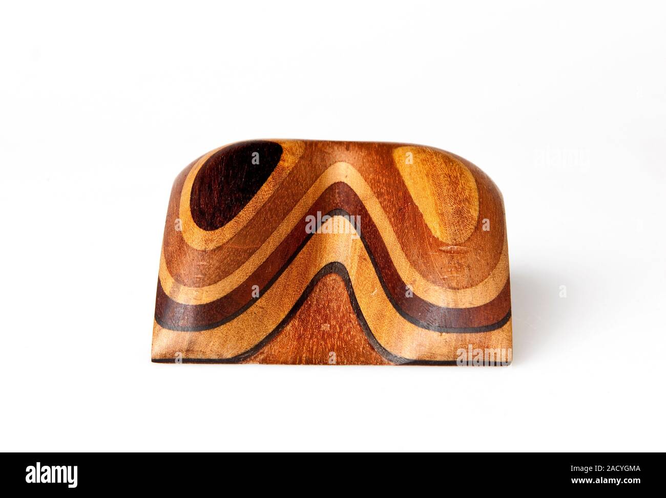 This model shows 'overcut' strata: when the layers of rock are inclined ...