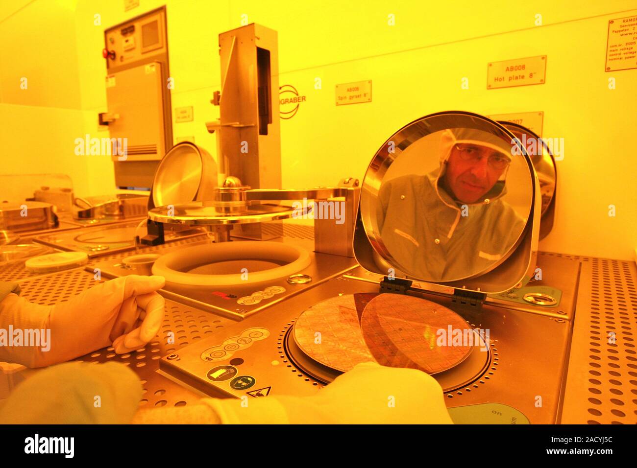 Nanotechnology Centre, IBM research. German physicist Roland Germann ...