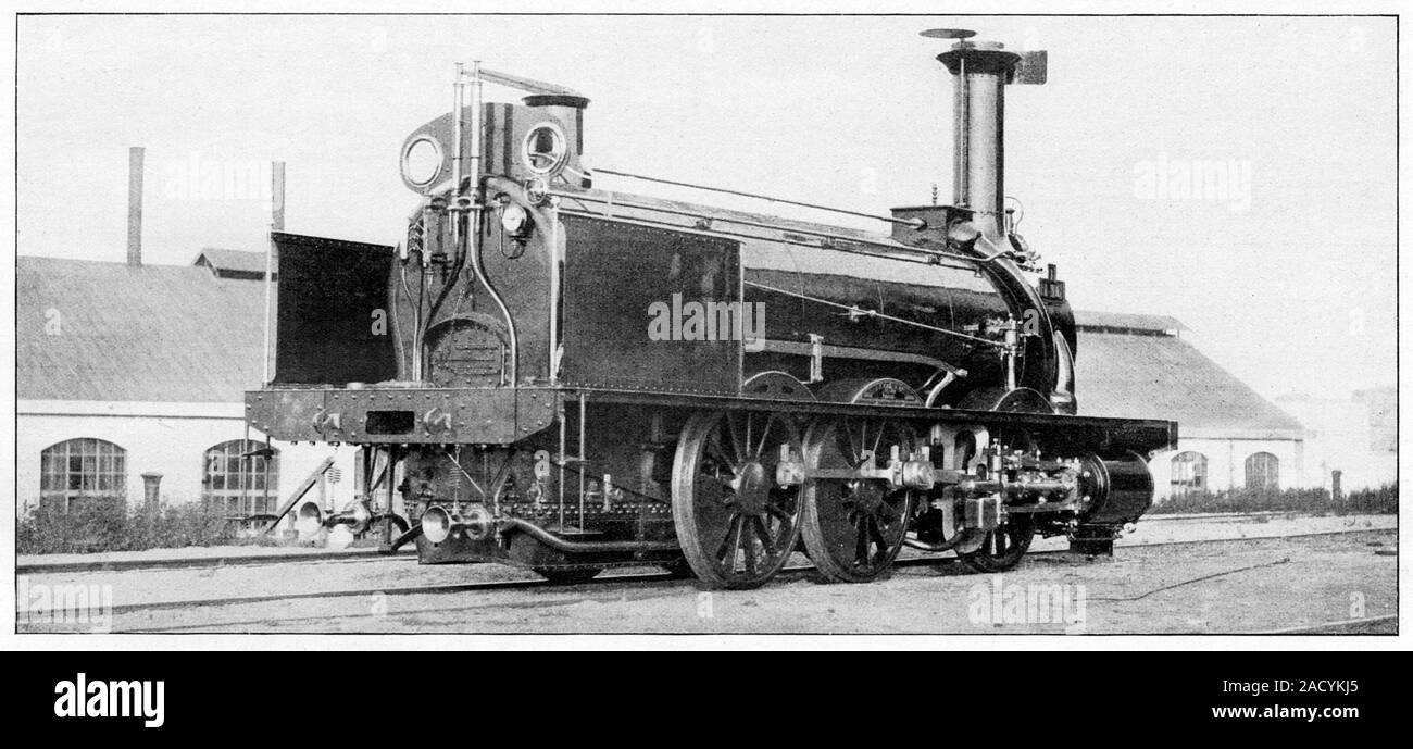 La Vaux locomotive, historical image. This early locomotive was built ...