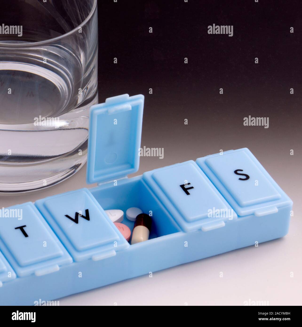 Pill boxes help to organise the daily medication intake that many ...