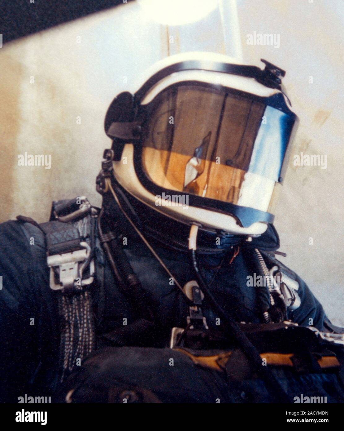 Project Excelsior. Historical image of US Air Force (USAF) captain ...