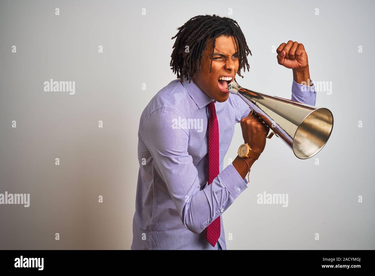 Handheld megaphone hi-res stock photography and images - Alamy