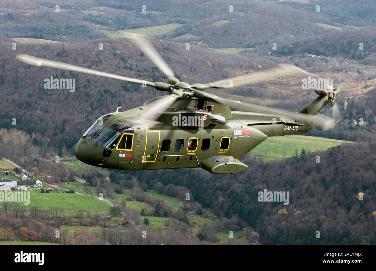 Next generation US presidential helicopter. Lockheed Martin US-101 ...