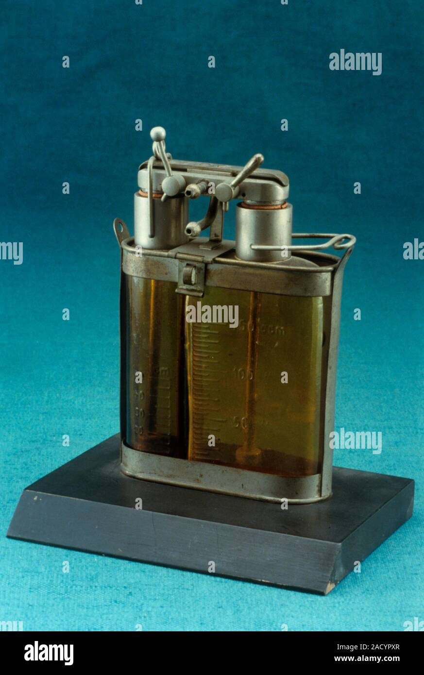 Anaesthetic inhaler, 1901. This is a Braun Inhaler, invented in 1901 by ...