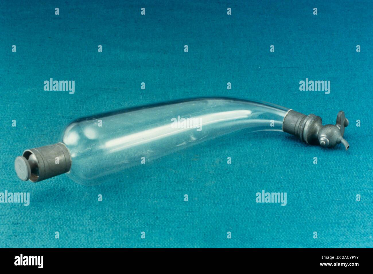 Anaesthesia drop bottle, 1914. This is a Jackson ether drop bottle ...