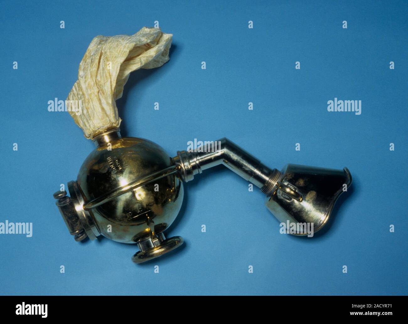 Anaesthetic inhaler. This is an Ombredanne inhaler, invented by ...