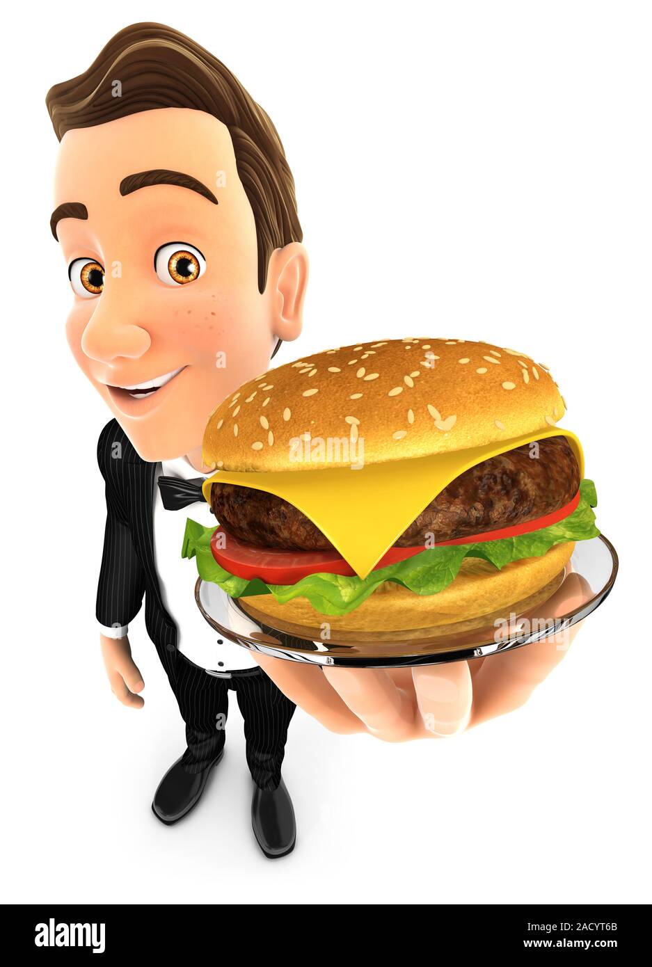 Hamburger cartoon burger hi-res stock photography and images - Alamy