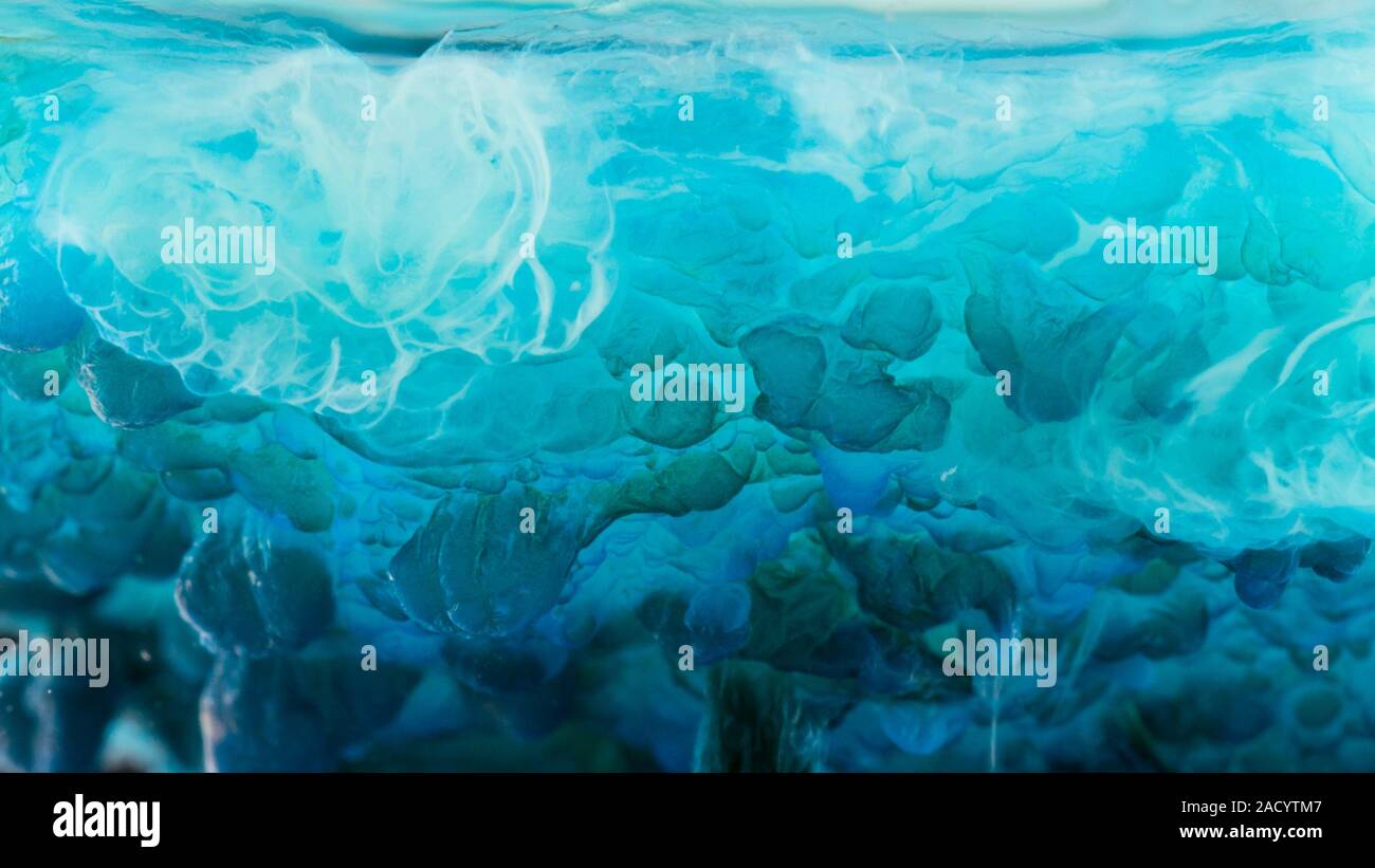 Basic copper sulphate precipitate (blue) formed after copper sulphate ...