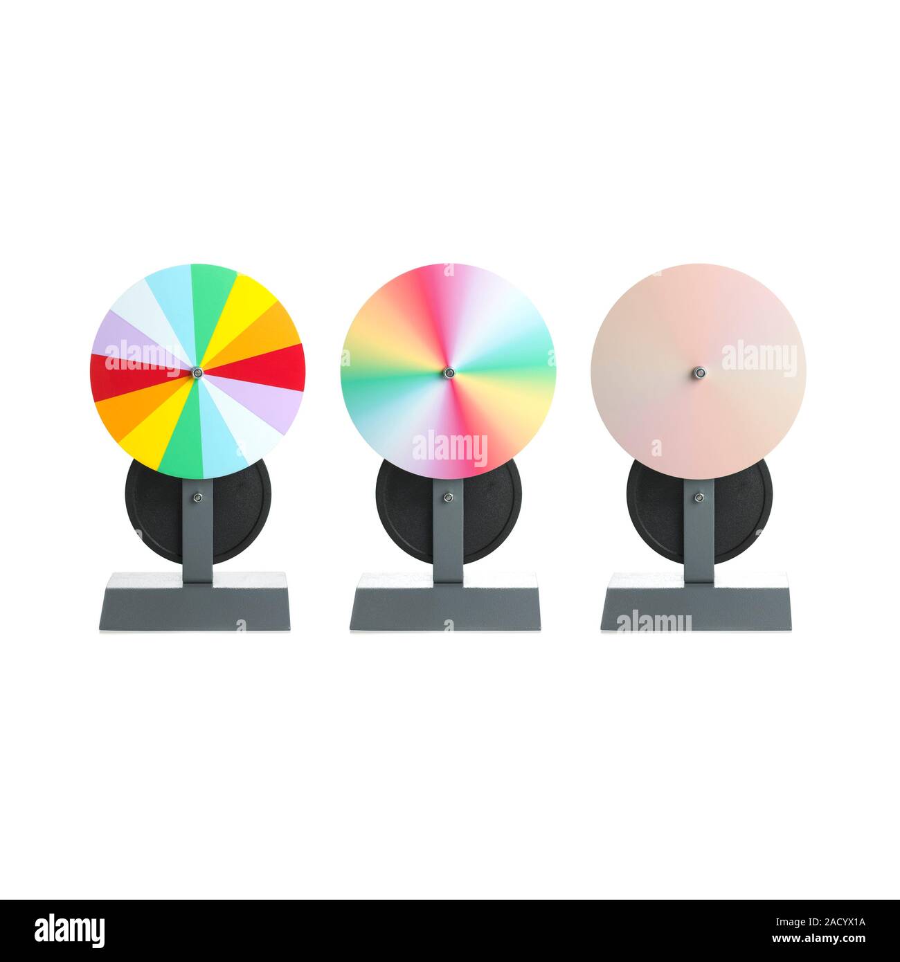 Newton's disc experiment. Newton's disc is a circular disc with ...