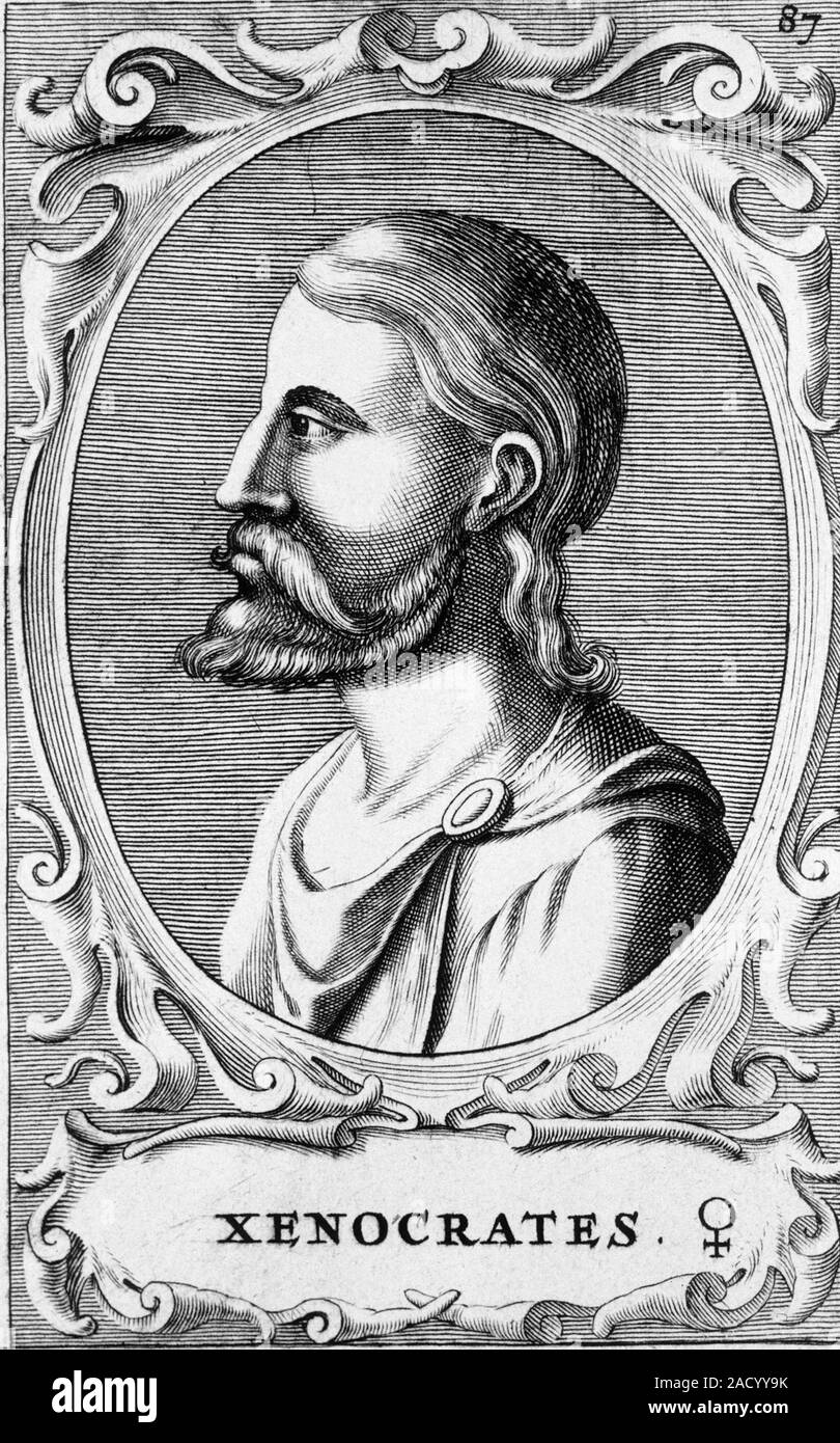 Xenocrates of Chalcedon (c.396â c.314 BC), Ancient Greek philosopher ...