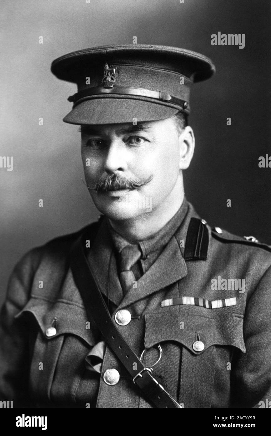 Ronald Ross (1857-1932), British physician, as a colonel in the British ...
