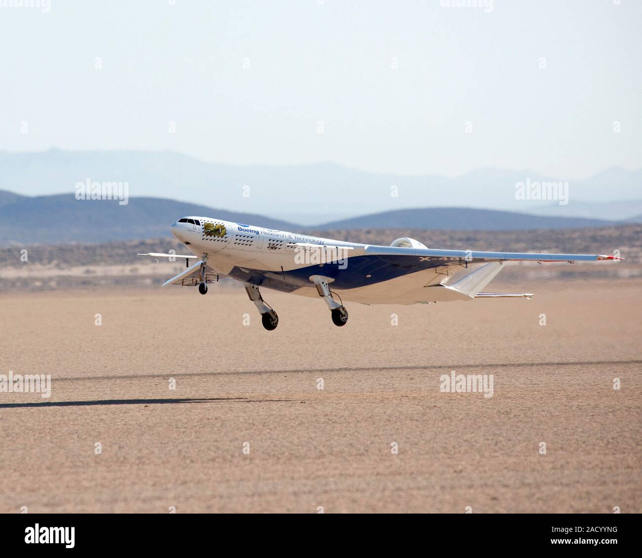 X-48C sub-scale research aircraft. Remotely operated X-48C Blended Wing ...