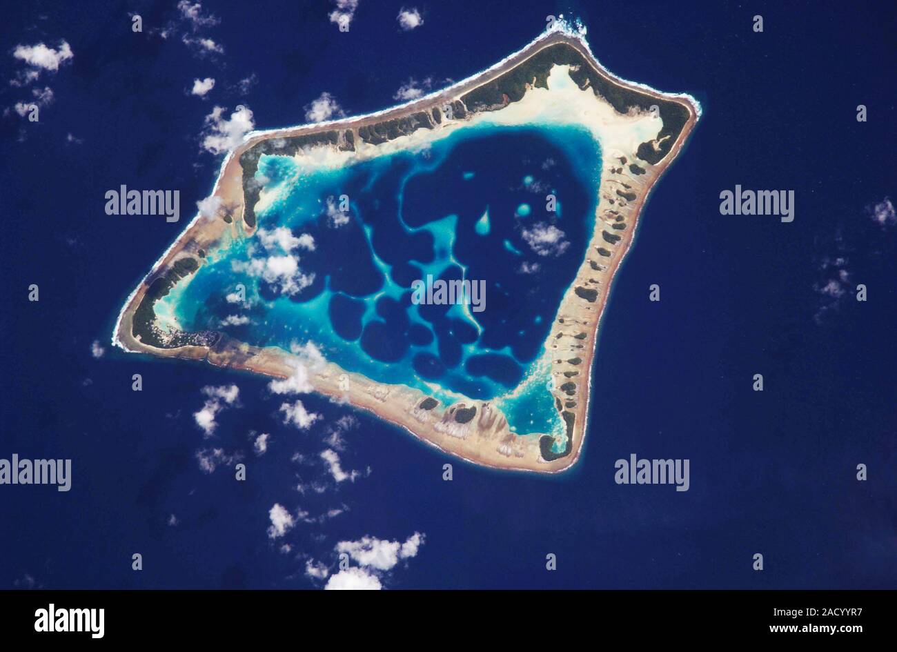 Atafu Atoll. Astronaut photograph of the Atafu Atoll, in the Pacific ...