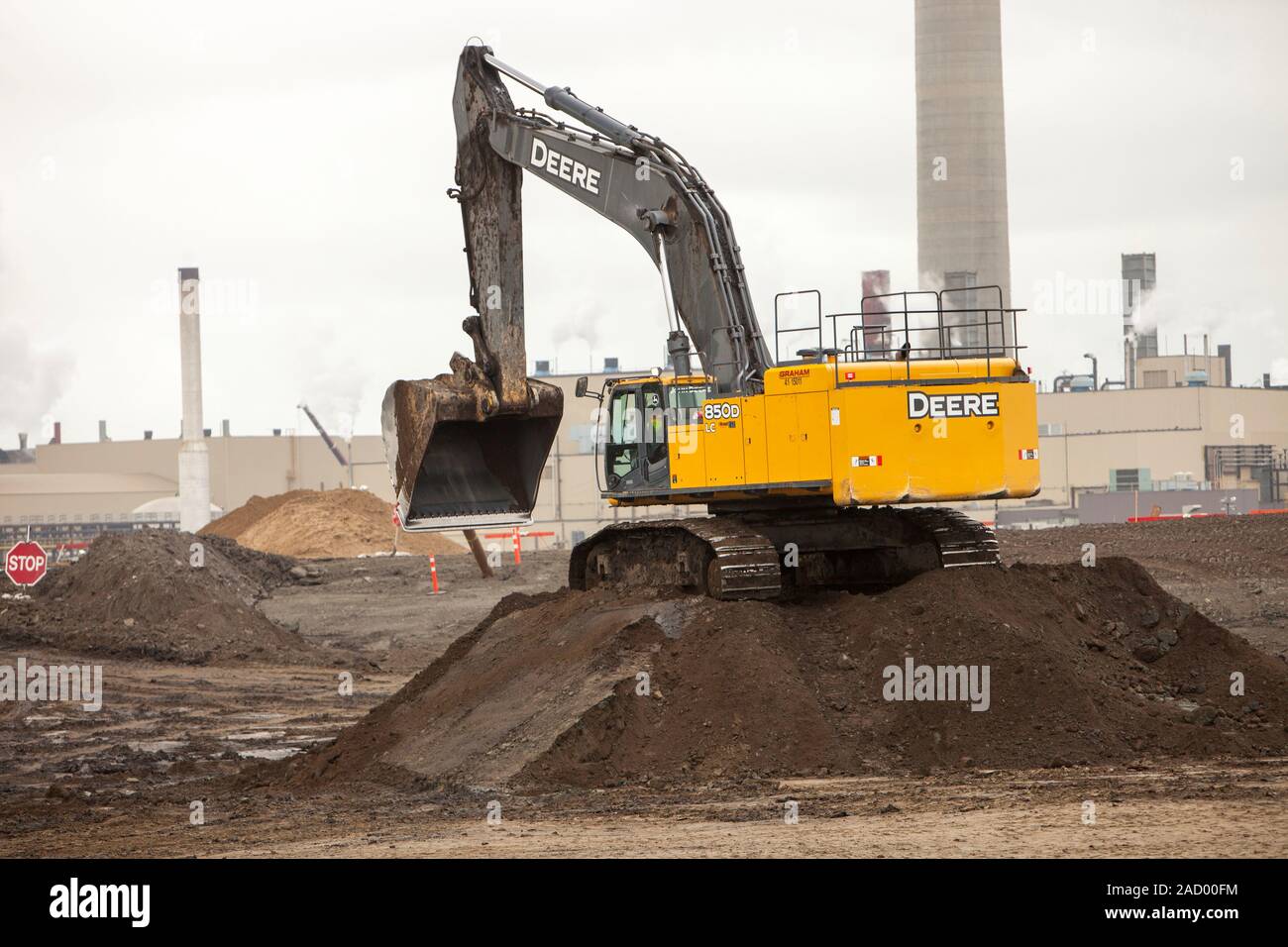 The Syncrude upgrader plant. The tar sands are the largest industrial ...