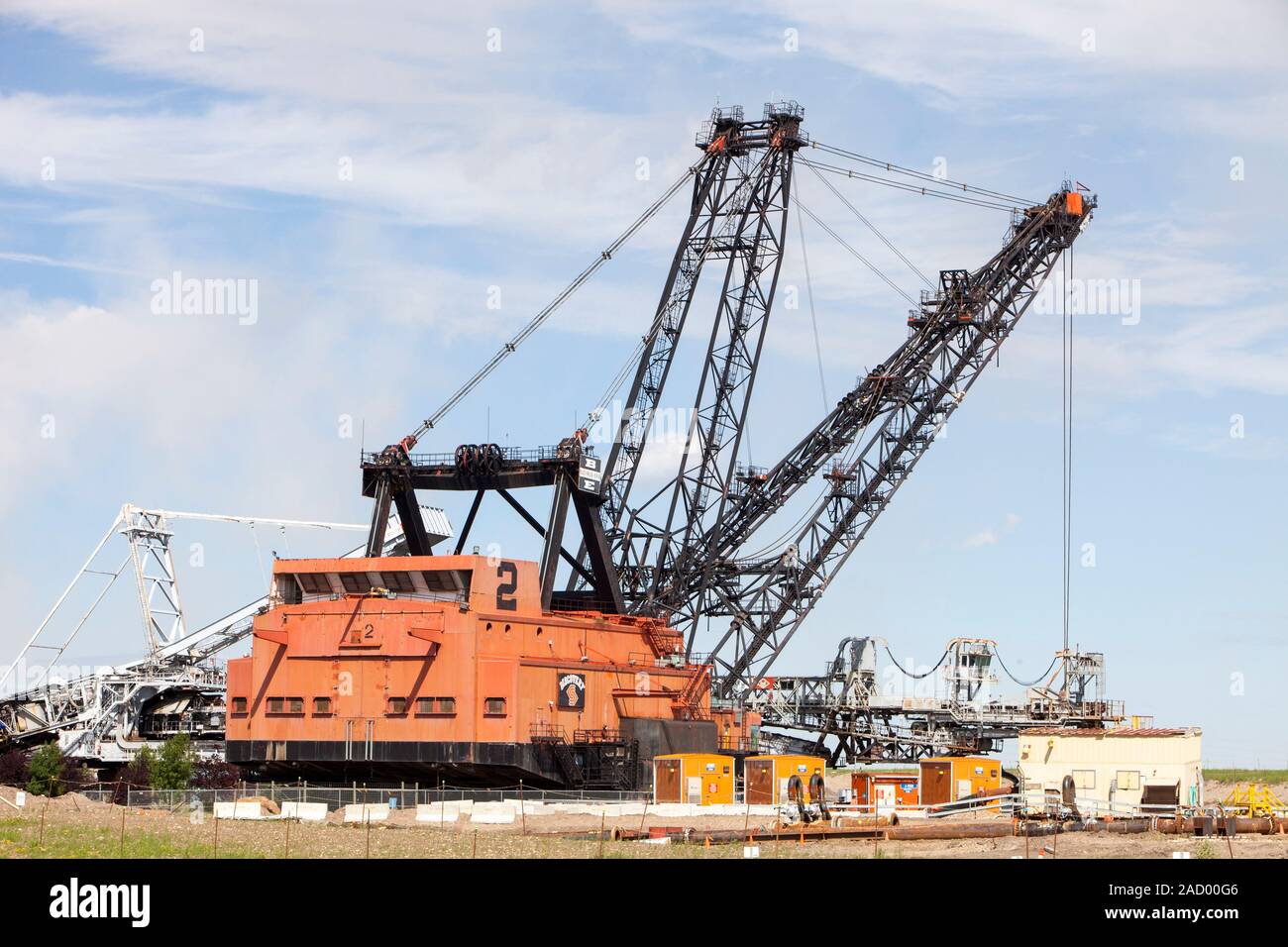 A massive bucket wheel by the Syncrude upgrader plant. The tar sands ...