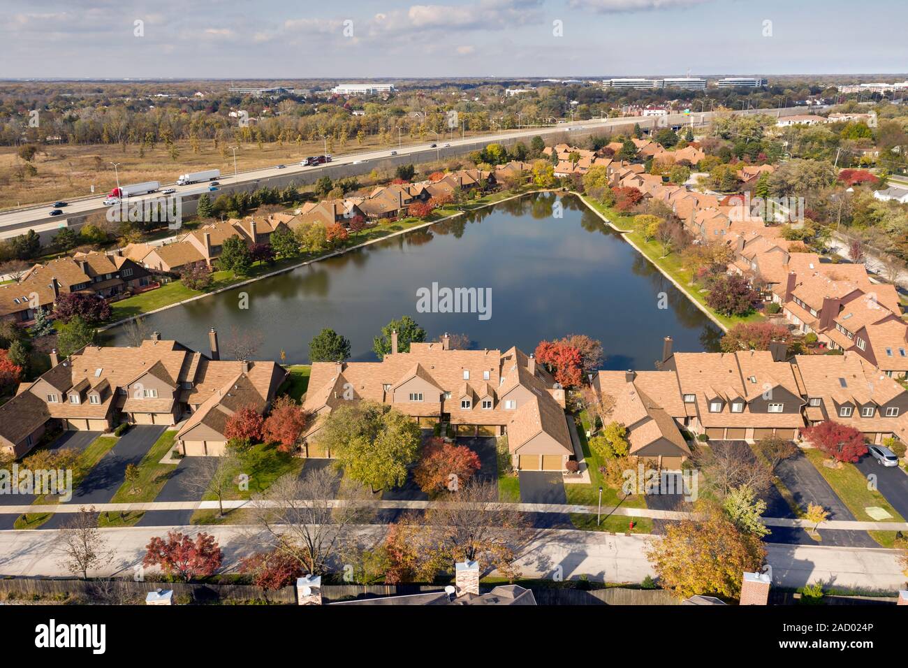 Suburban Home Setting High Resolution Stock Photography and Images - Alamy