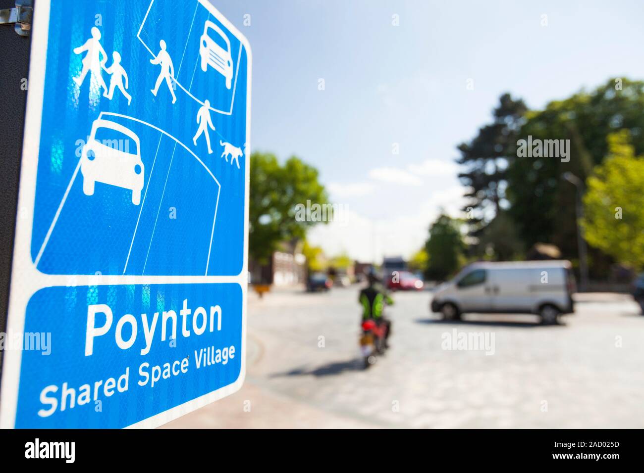 Poynton village in Cheshire has recently undertaken a shared space road ...