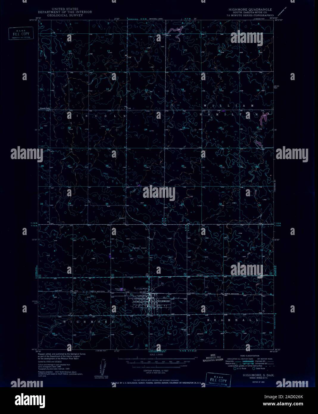 Map of highmore hi-res stock photography and images - Alamy