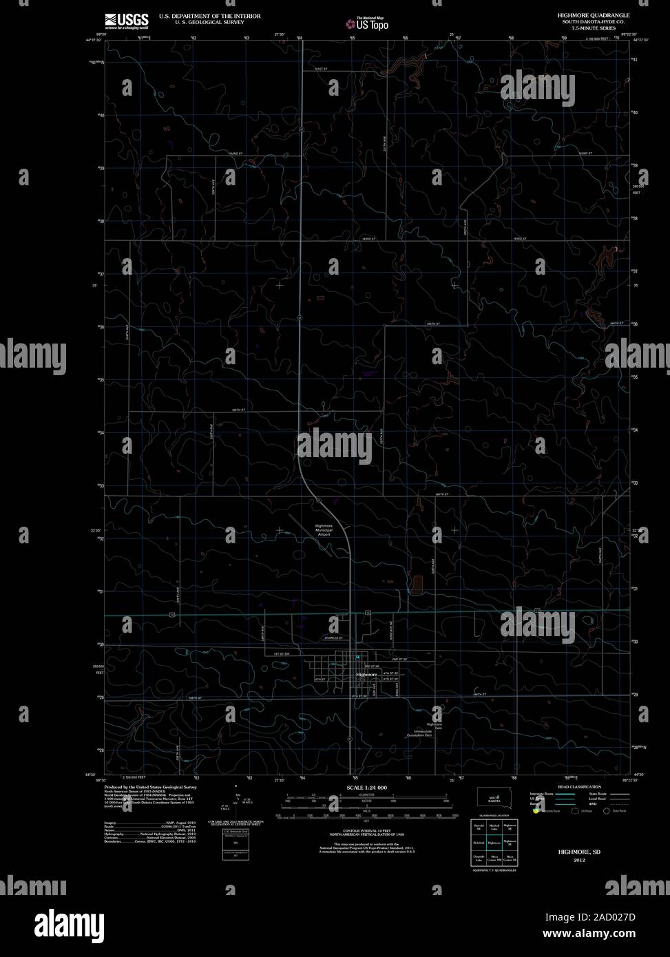 Map of highmore hi-res stock photography and images - Alamy