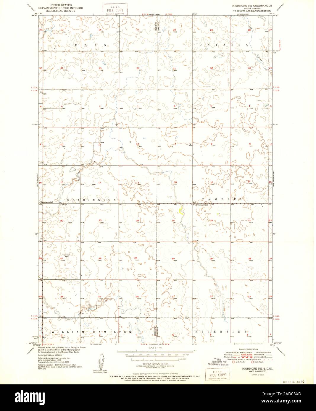 Map of highmore hi-res stock photography and images - Alamy