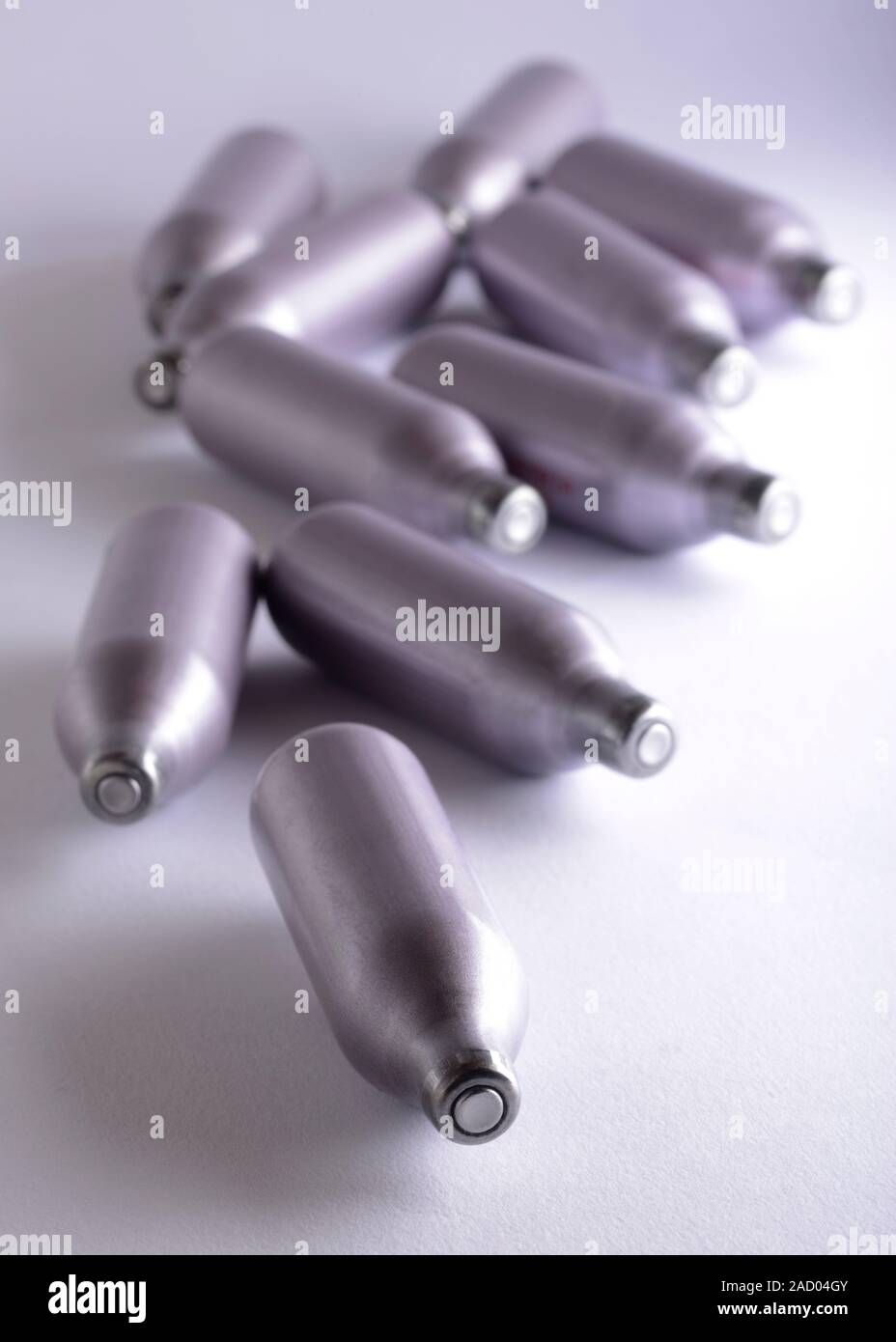Nitrous oxide capsules. Nitrous oxide is also known as laughing gas ...