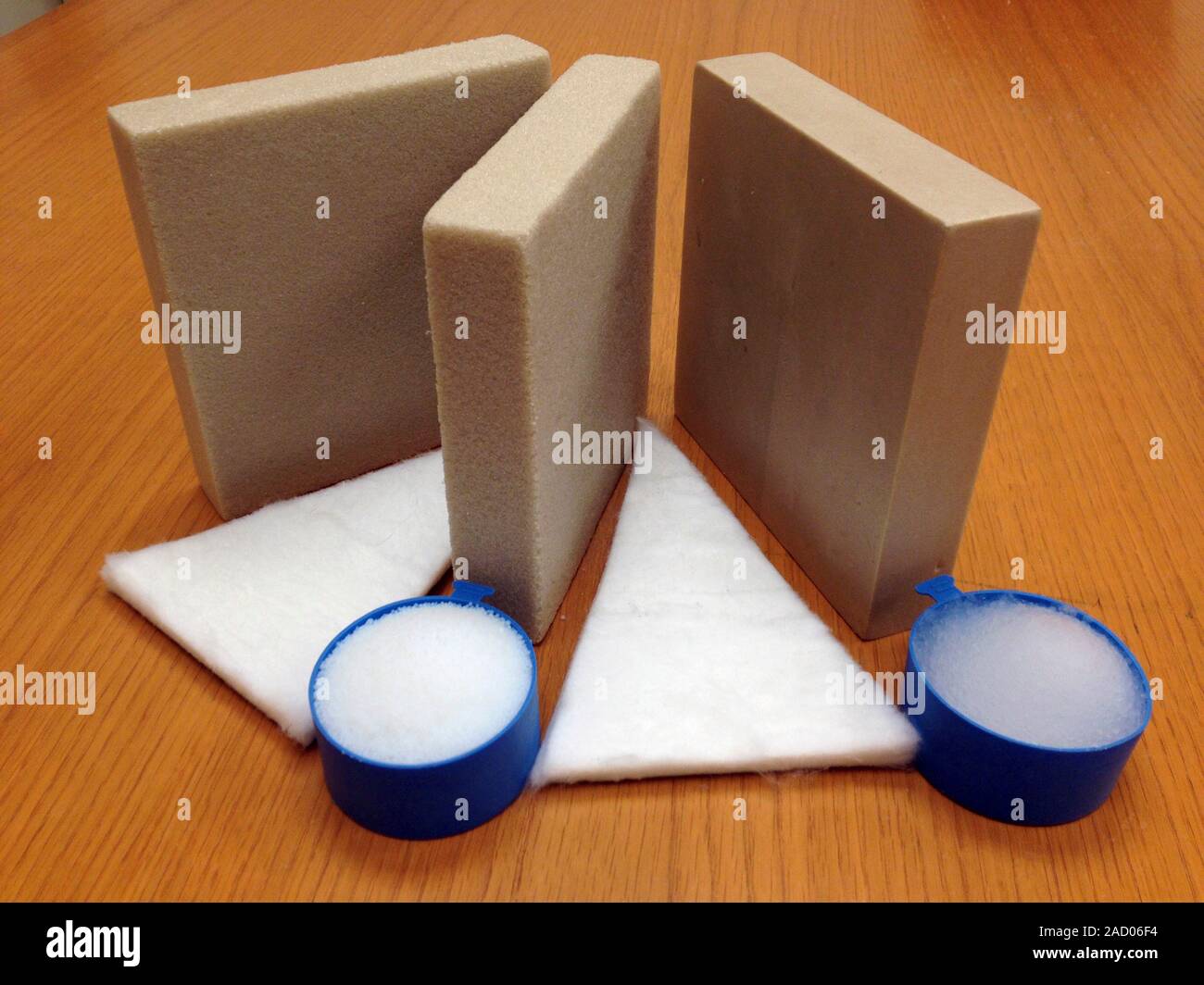 AeroFoam insulation. Three different forms of foam-aerogel composite ...
