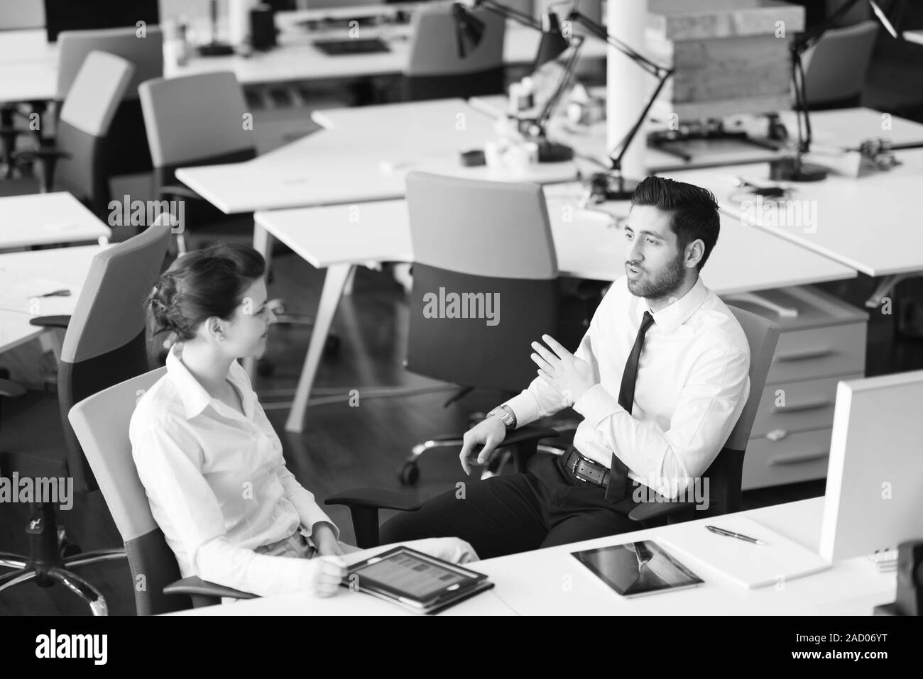 Project colleagues Black and White Stock Photos & Images - Alamy