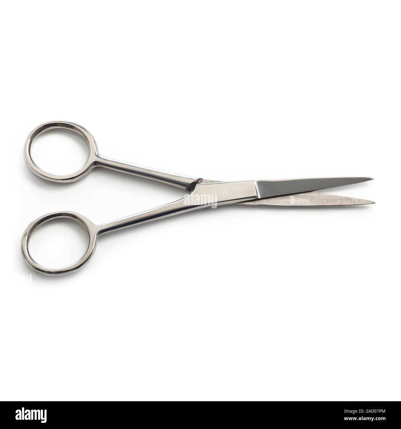 Surgical scissors. These scissors are used for cutting tissues during ...