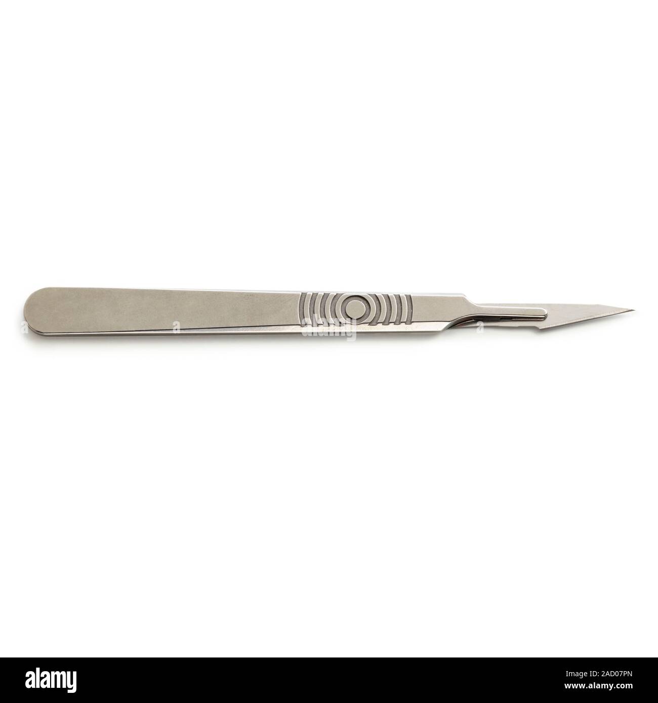 Surgical scalpel. This scalpel is used for cutting tissues during ...