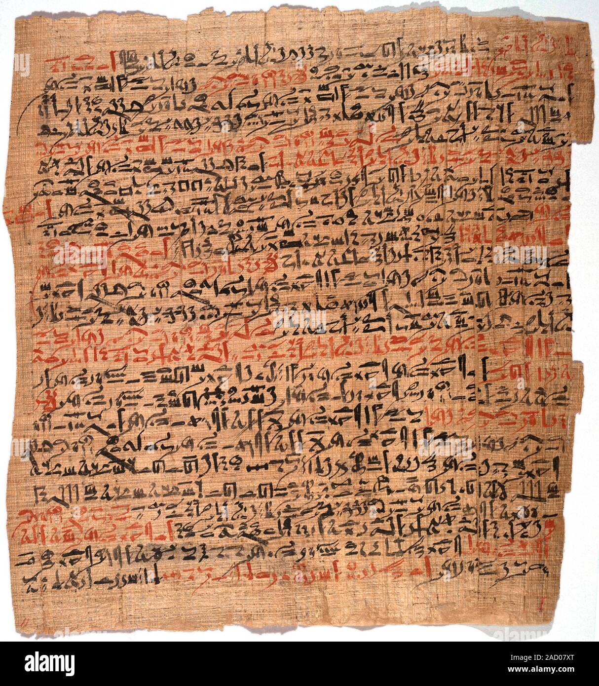 Edwin Smith Papyrus, Ancient Egyptian surgery. This papyrus is the ...
