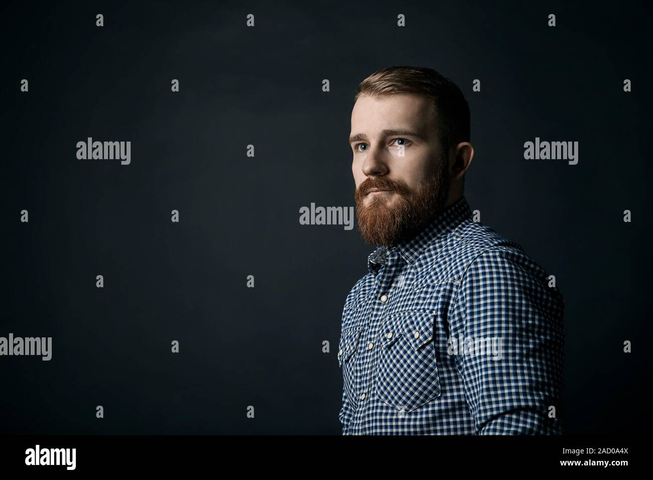 Portrait ginger haired man hi-res stock photography and images - Alamy
