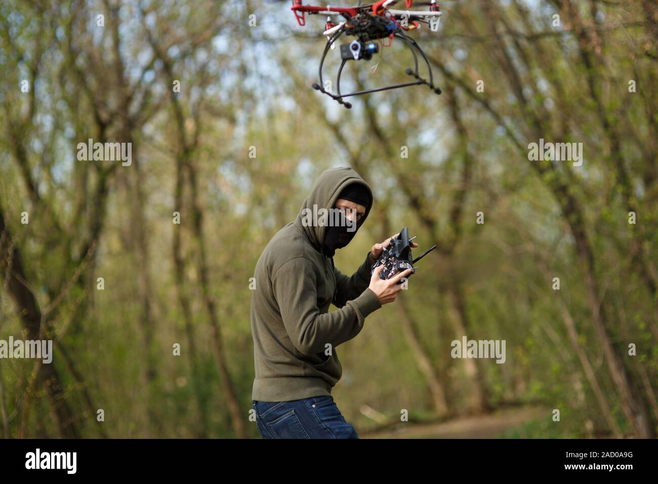 Man drone remote control hi-res stock photography and images - Alamy