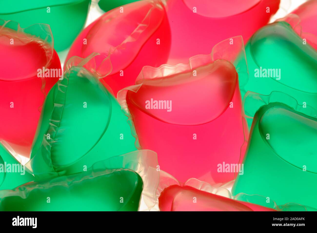 Liquid washing tablets. Tablets containing clothes washing liquid ...