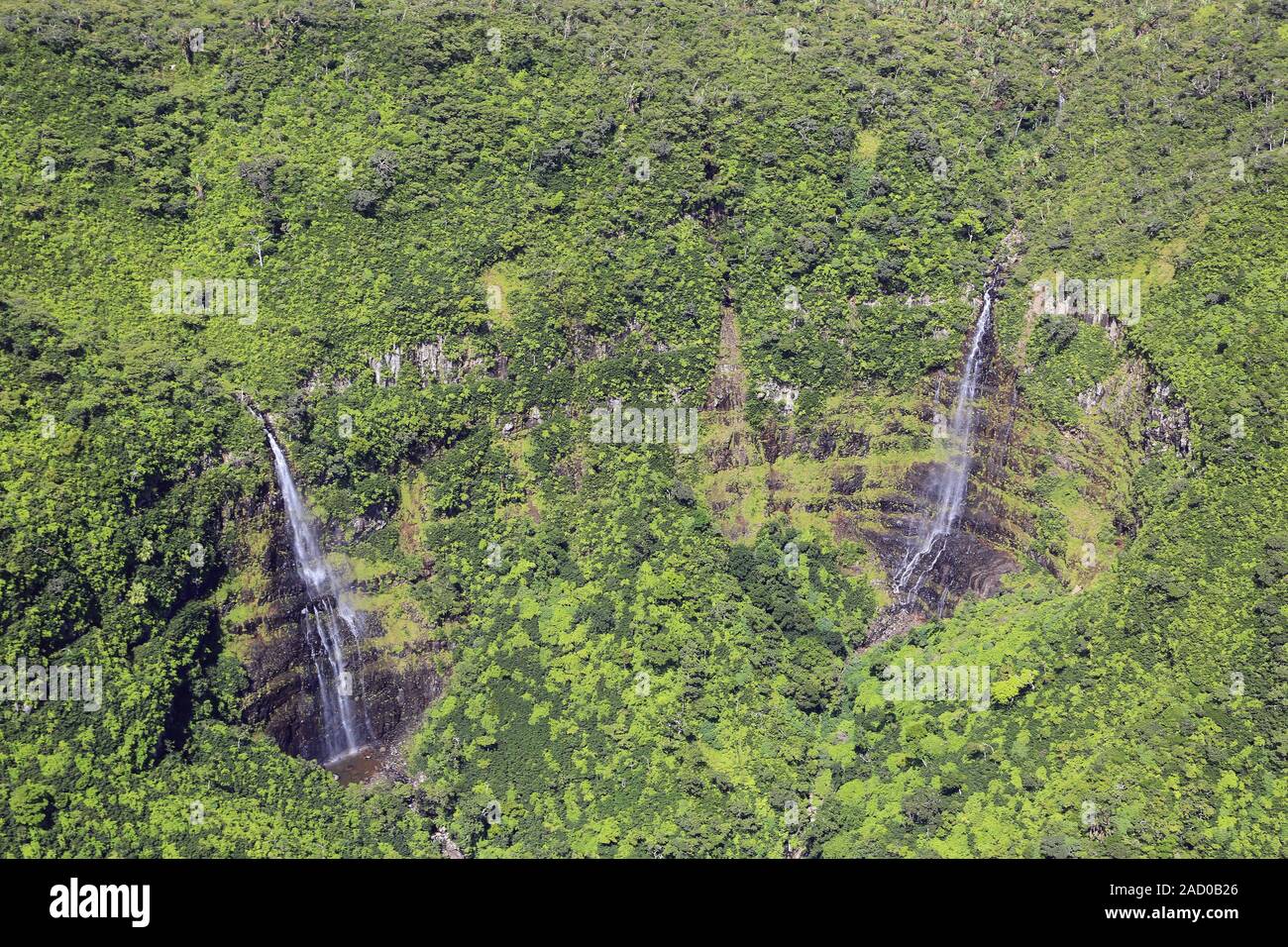 Mauritius, Black River Georges National Park, Black River falls Stock ...