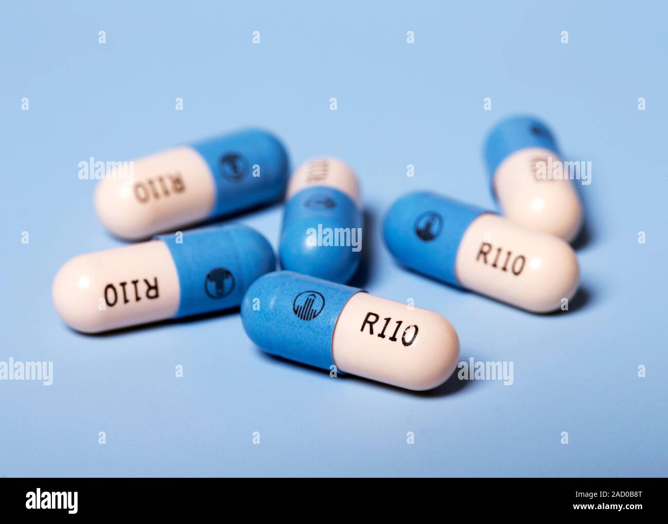 Pradaxa drug capsules. Pradaxa is a trademark for the anticoagulant ...