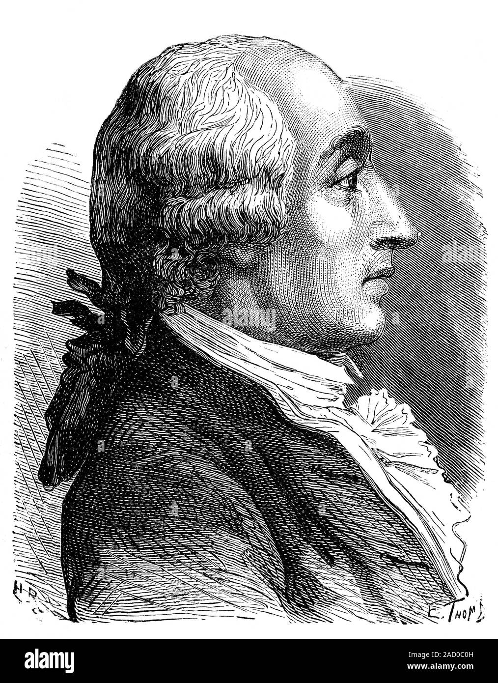 Jacques Alexandre Cesar Charles (1746-1823), French chemist, physicist ...