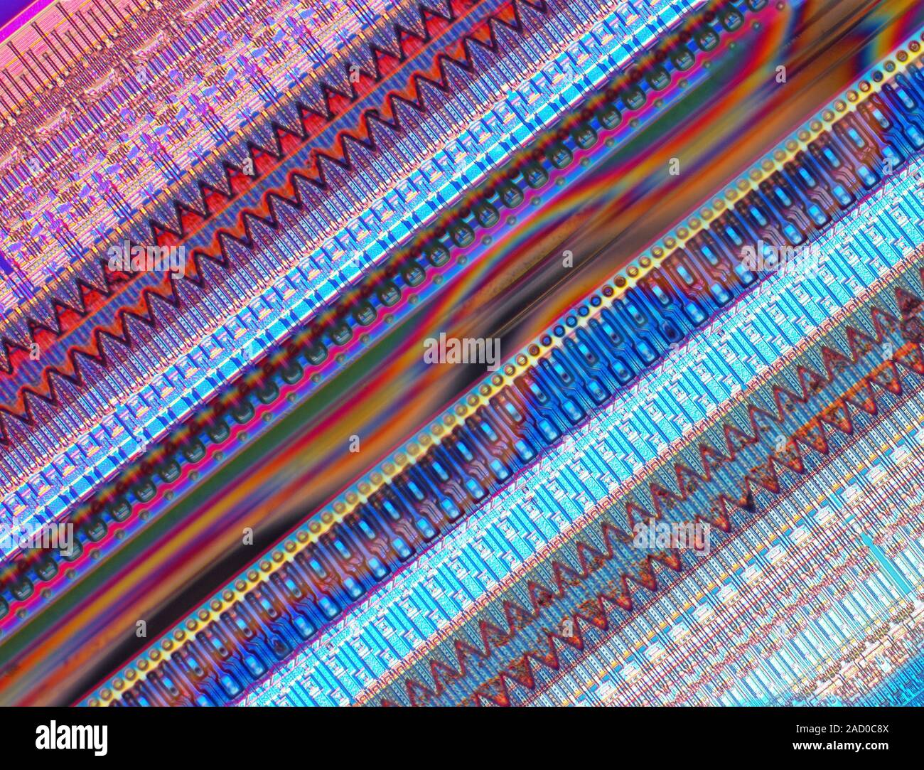 Nanoprecision print head. Light micrograph taken with episcopic ...