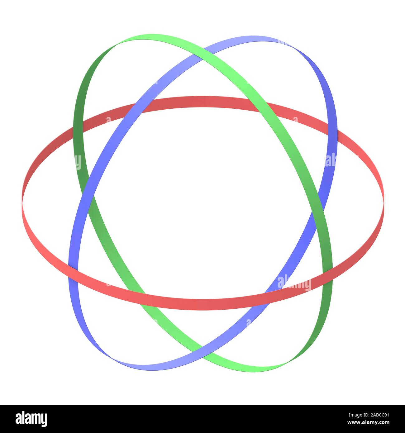 Abstract orbit circles, artwork Stock Photo - Alamy