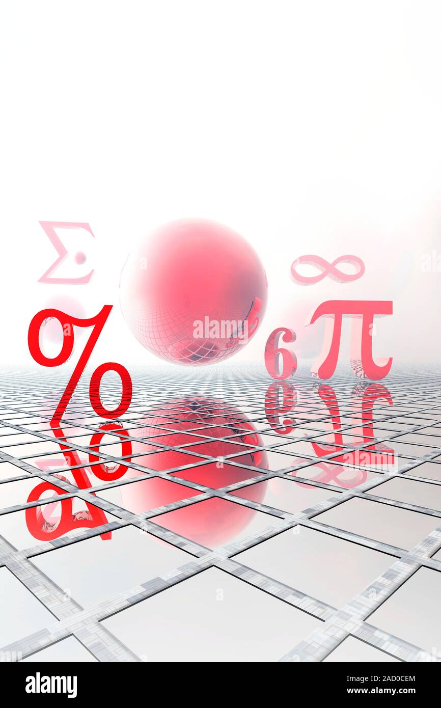 Mathematical signs and symbols Stock Photo - Alamy
