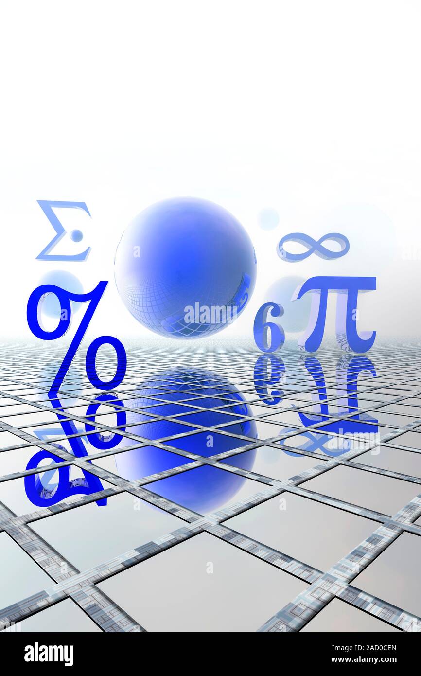 Mathematical signs and symbols Stock Photo - Alamy