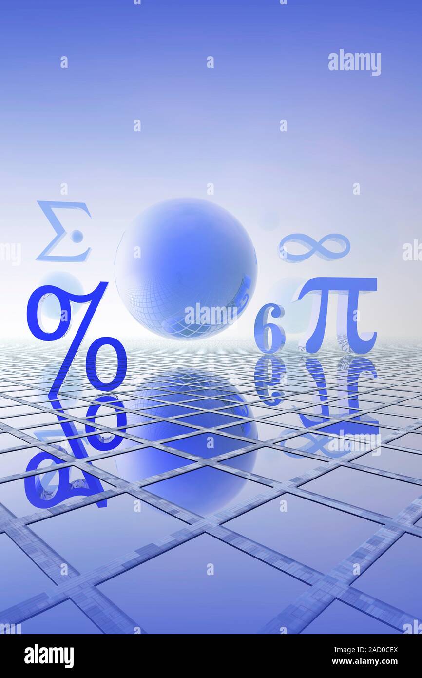 Mathematical signs and symbols Stock Photo - Alamy