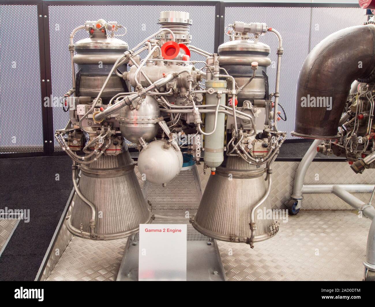 A Gamma 2 engine at the National Space Centre in Leicester, UK Stock ...