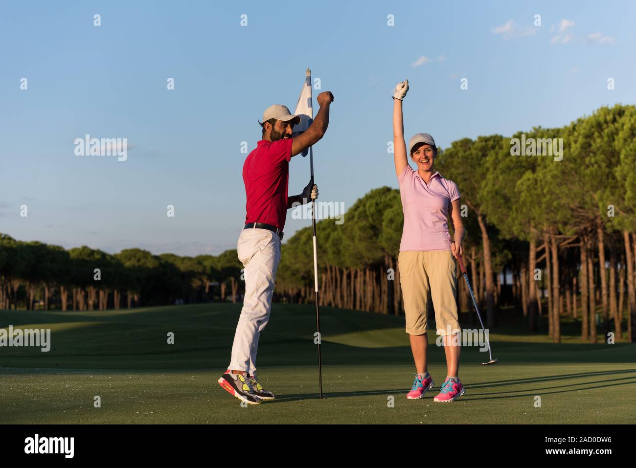 Senior woman golf pro hi-res stock photography and images - Alamy
