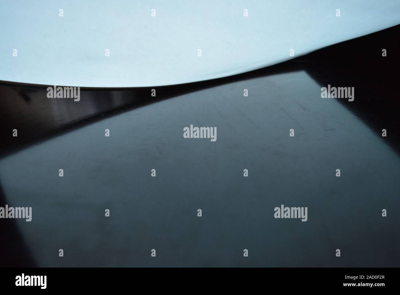 Luminous A4 paper with an electroluminescent coating is located in ...