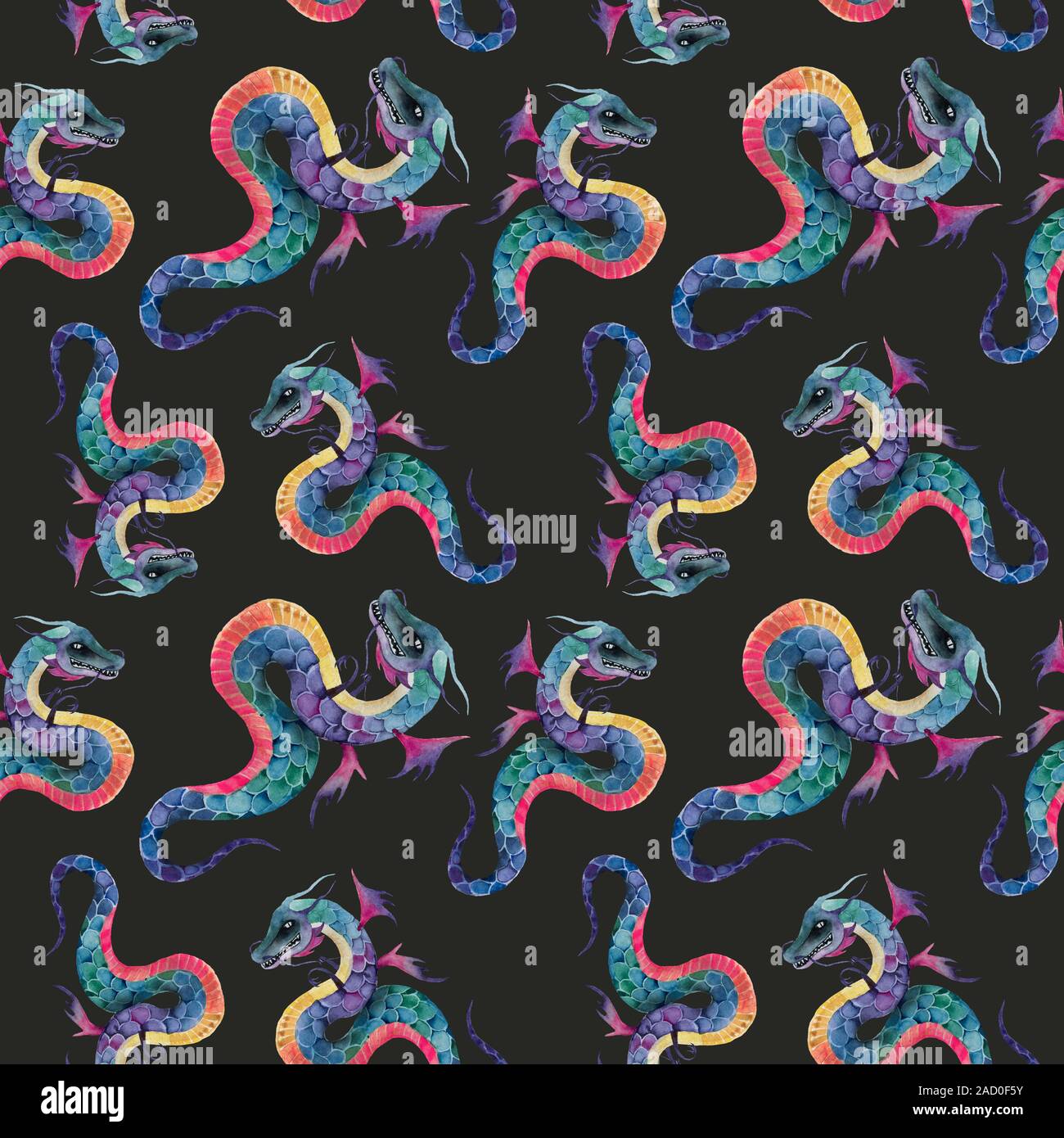 seamless pattern with dragons texture, textured, traditional, wallpaper ...