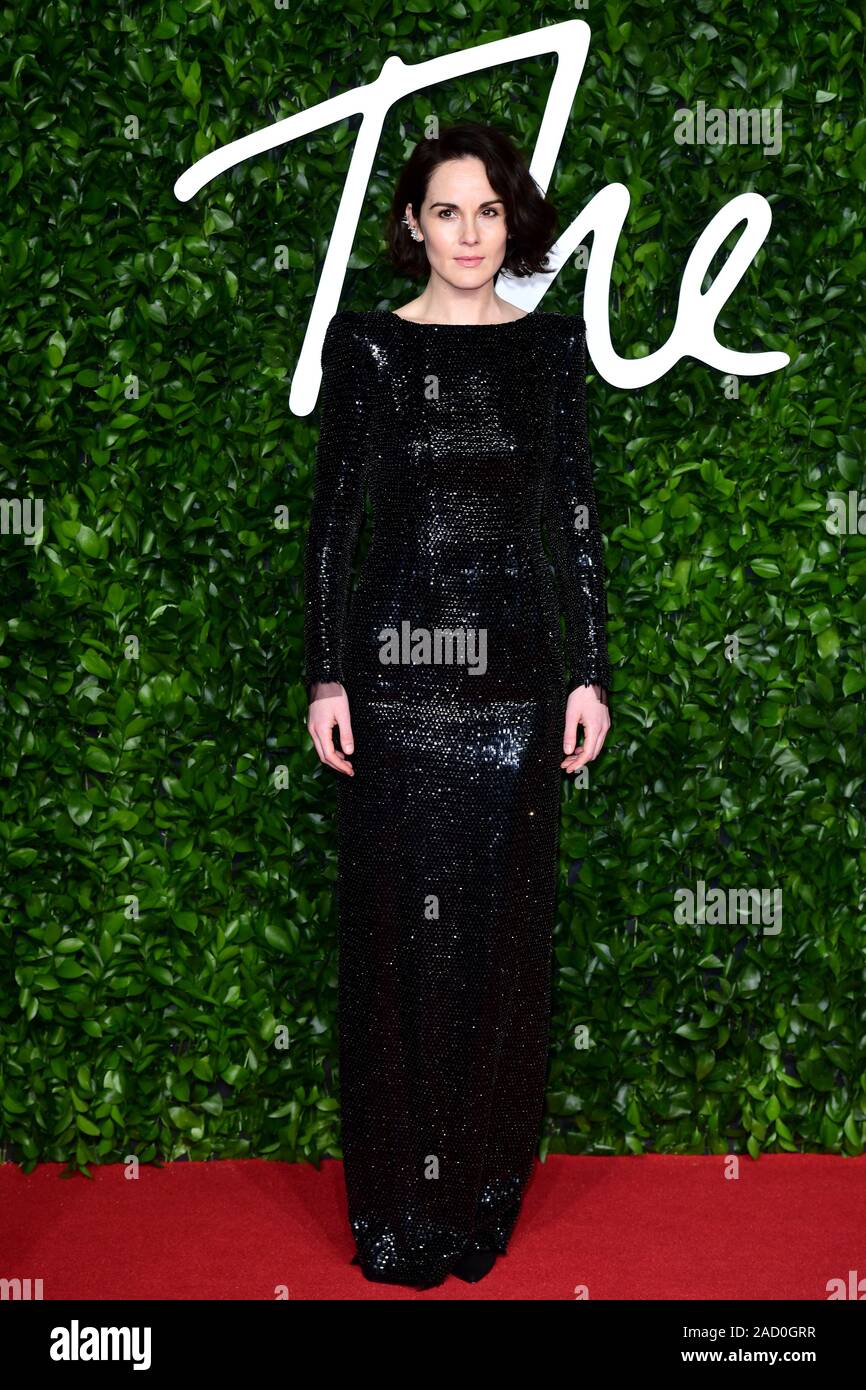 Michelle Dockery attending the Fashion Awards 2019 at the Royal Albert ...