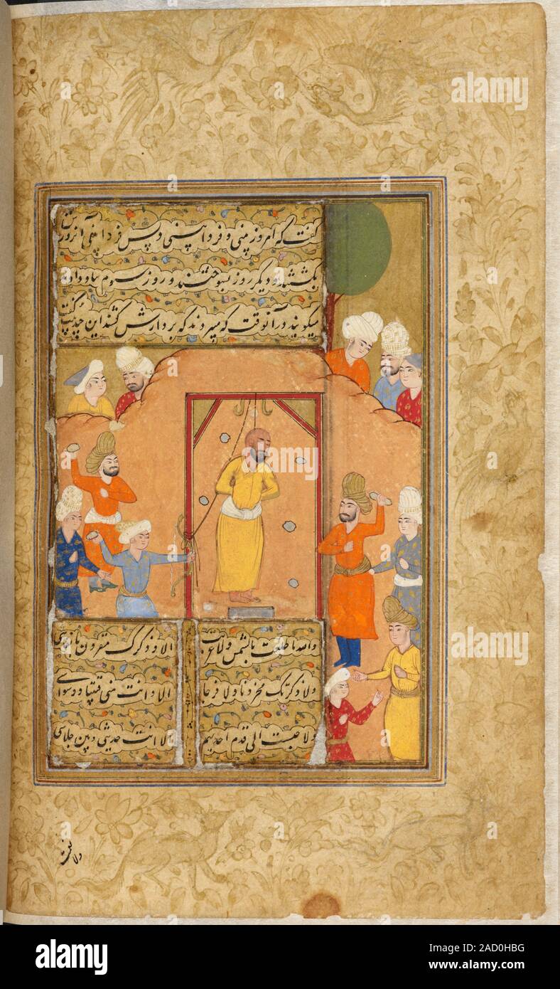 Sheikh Mansur Hallaj hanged, Sheikh Mansur Hallaj hanged and stoned. A ...