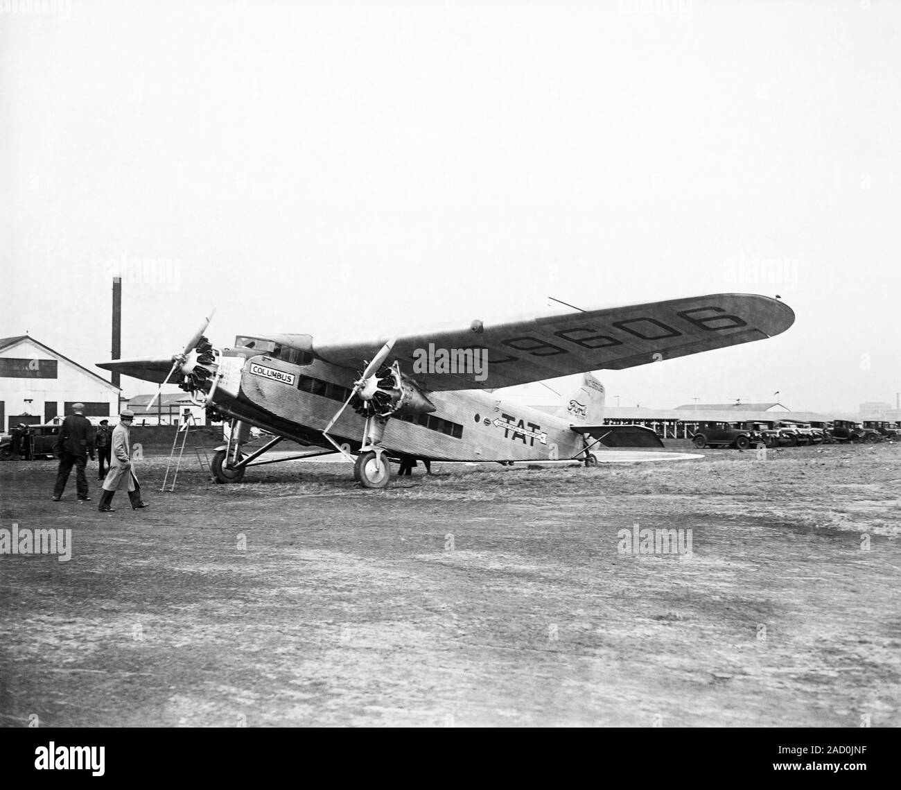 Columbus airplane, TAT airline, 1928. This aircraft (the 'Columbus ...
