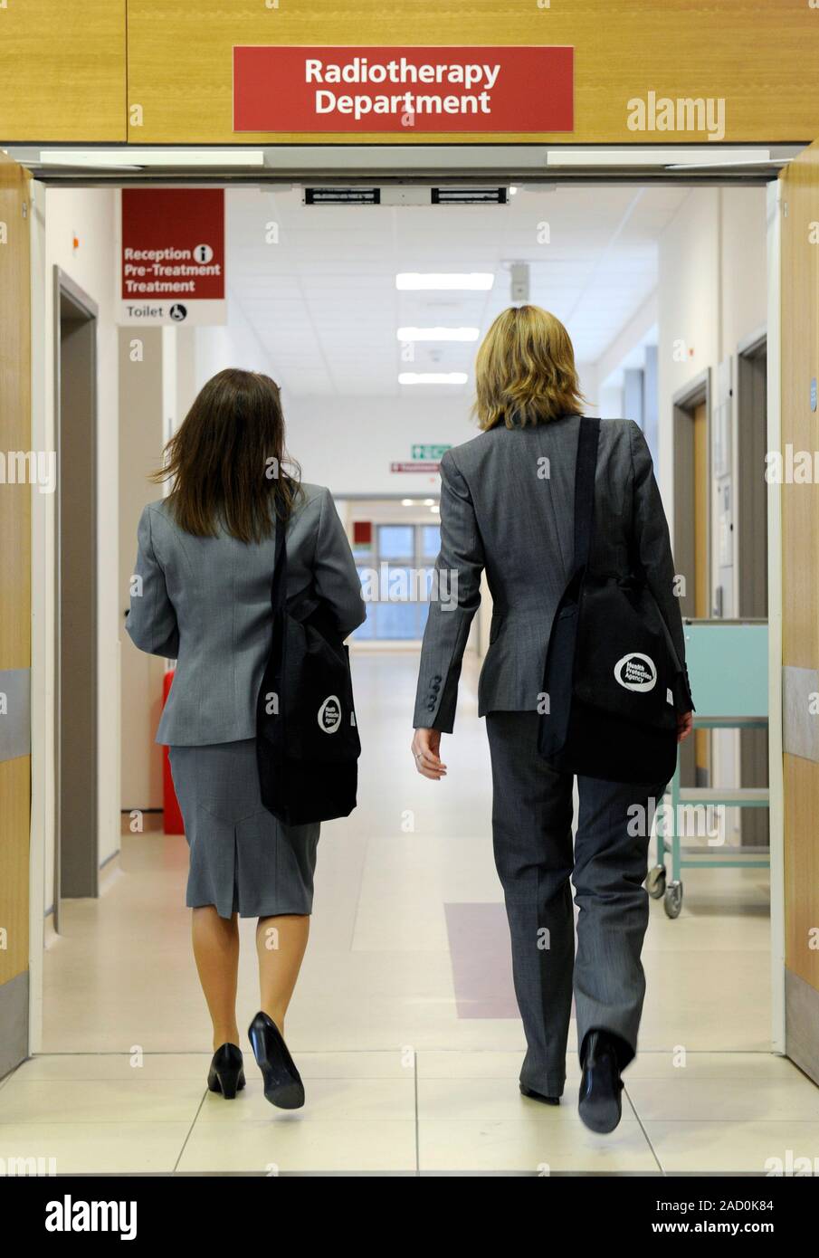 Radiotherapy department inspection. Health protection officers ...