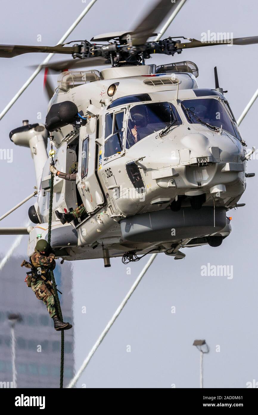 ROTTERDAM, NETHERLANDS - SEP 3, 2016: Anti-piracy demonstration with ...